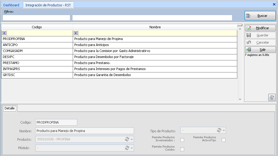 Productos Especiales. - Brilo ERP Docs